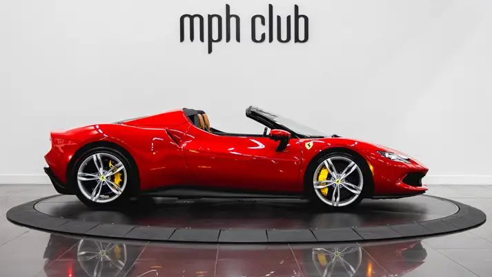 Ferrari 296 Spider Rental - Exotic car Rentals - mph club